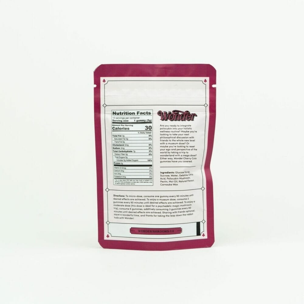 Microdose With Wonder Psilocybin Gummies Cherry Cola 3000mg